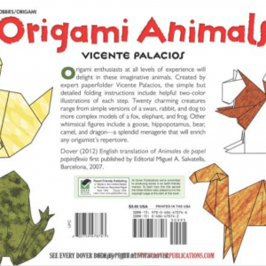Origami Animals Book + Large Origami Paper Combo - Taro's Origami ...