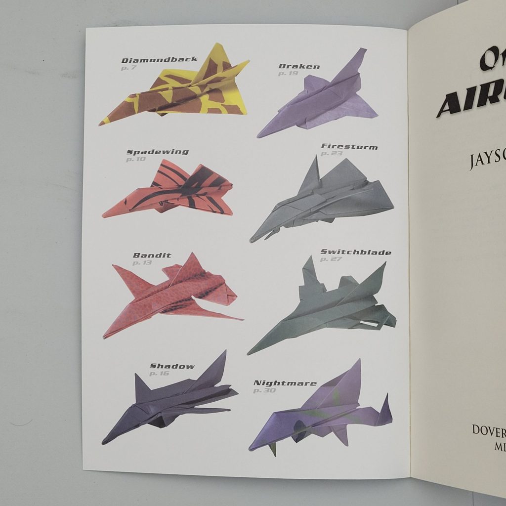 Origami Aircraft by Jason Merrill - Taro's Origami Studio E-learning ...